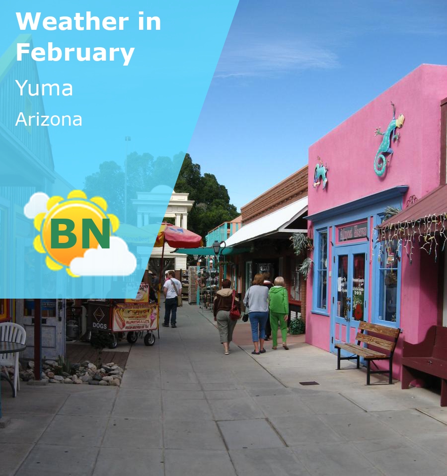 February Weather in Yuma, Arizona – 2026 – Winter Sun Expert